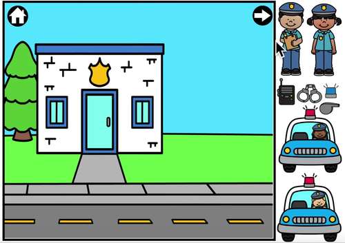 Build a Scene: Community Helpers (Boom™ Cards) by The Chatty Classroom
