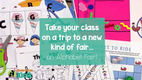 Alphabet Thematic Unit Alphabet Fair by Kindergarten Kiosk | TPT