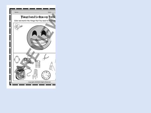 Dental Health Worksheets for Kids | Hygiene & Math Activities | 24 ...