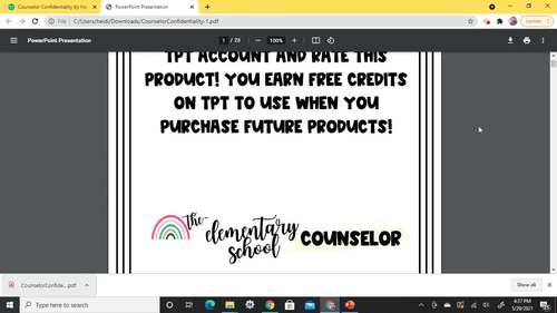 Counselor Confidentiality Statement | School Counselor Office Decor