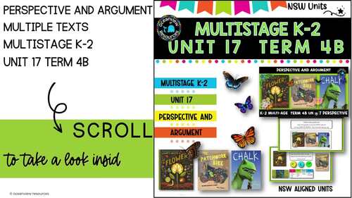UNIT 17 Persuasion and Argument, Multi-Stage K-2 ENGLISH TERM 4B ...