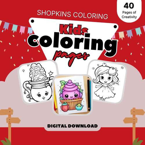 shopkins colouring printable