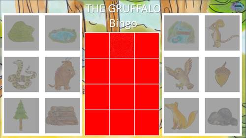 THE GRUFFALO Bingo (PowerPoint Game) by Little Star in a Jar | TPT