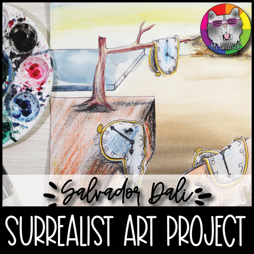 Salvador Dali, Persistence of Memory, Surrealism Art Lesson for Middle ...