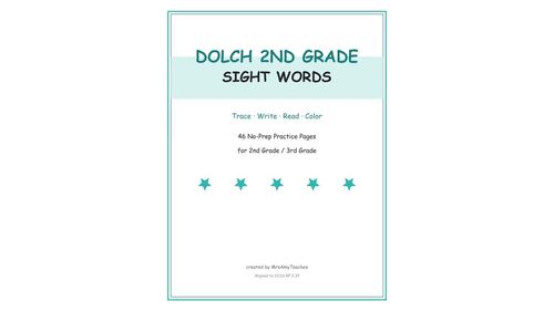Dolch 2nd Grade Sight Words Worksheets | Editable 2nd Grade Practice Pages