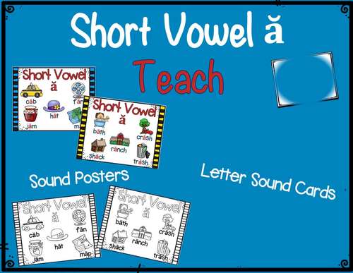 Short Vowel ă Teach Practice & Assess Posters Games Worksheets ...