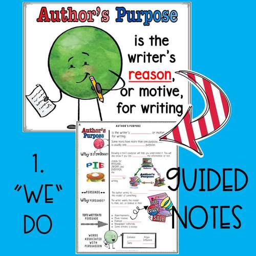 Authors Purpose And Authors Point Of View Powerpoint Notes Worksheets
