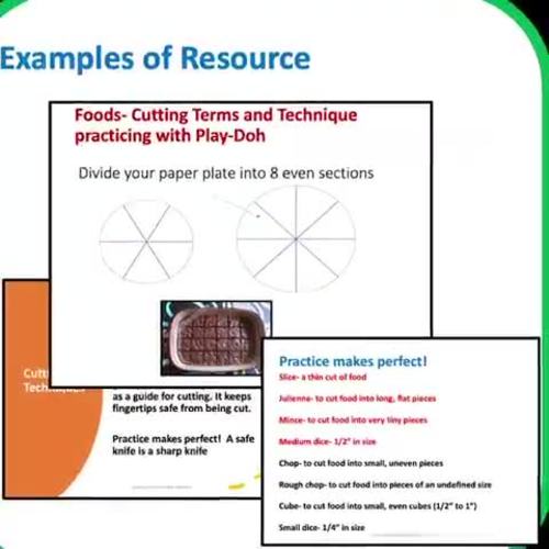 Interactive Play-Doh Lesson: Food Cutting Skills | TPT