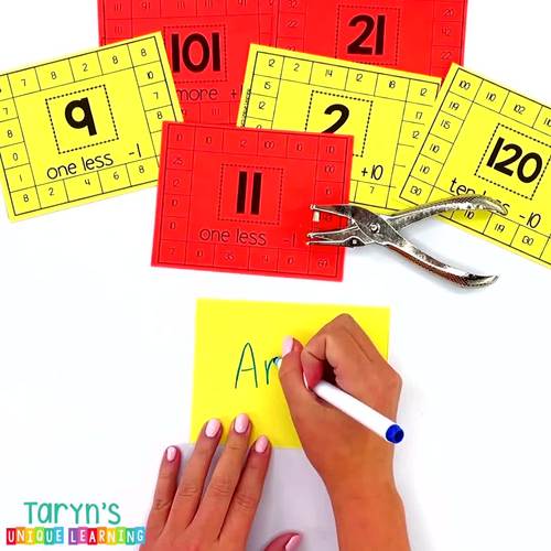 Number Sense Activities | 120 Chart | 10 More and 10 Less | 1 More 1 Less