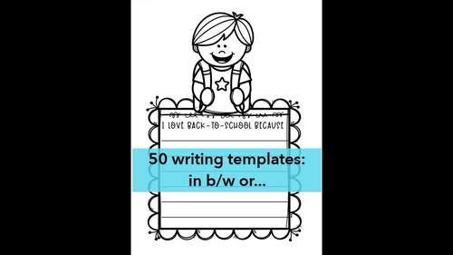 No Prep 1st & 2nd Grade Writing Prompts - Year Long Writing Centers