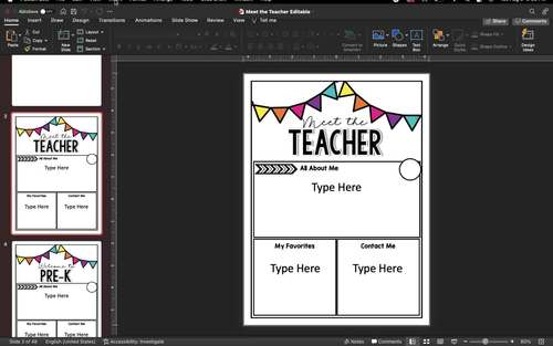 Meet the Teacher Letter | EDITABLE by Crazy In Kinderland | TPT