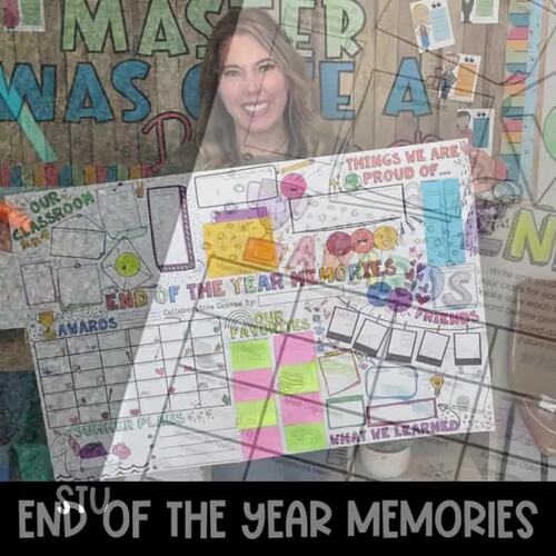 End of Year Memories Activity 3rd 4th 5th Grade Last Week of School ...