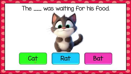 First & Second Grade Phonics Digital Game | Fill-in-the-Blanks with ...