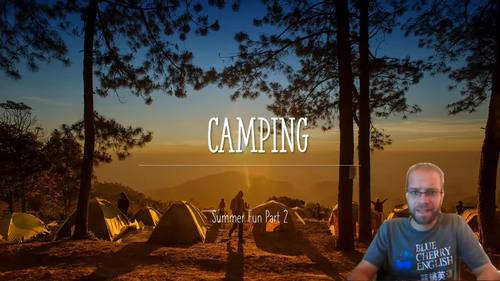 Summer Camping ESL Lesson PowerPoint for Pre-Teens and Teens | TPT