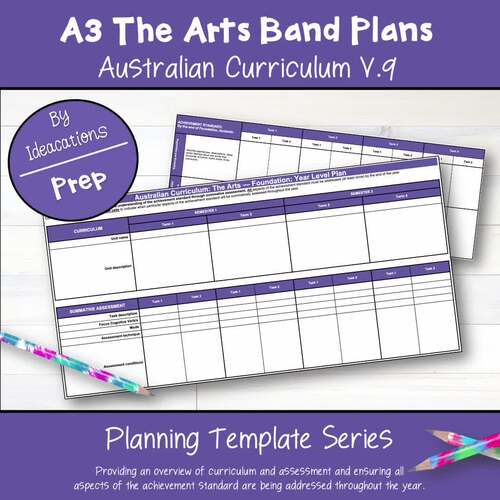 V9 Australian Curriculum THE ARTS ACHIEVEMENT STANDARDS Bundle Pack - F ...