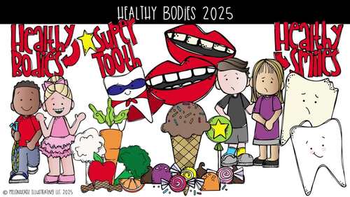 Healthy Bodies clip art 2025 Healthy Lifestyle clip art Healthy Food ...