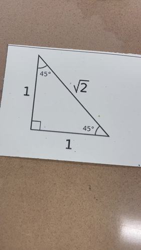 45 45 90 And 30 60 90 Triangle Reference Card By Math Is Timeless