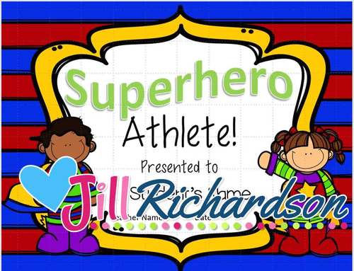 End of the Year ESL Activities EDITABLE Class Awards SUPERHERO THEMED