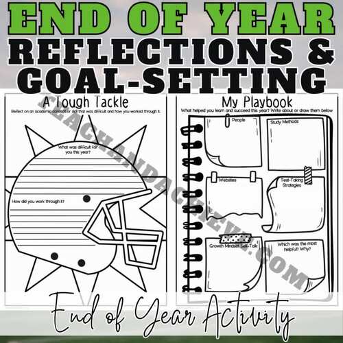 End of Year Reflections and Goal Setting, Goal Setting End of Year ...