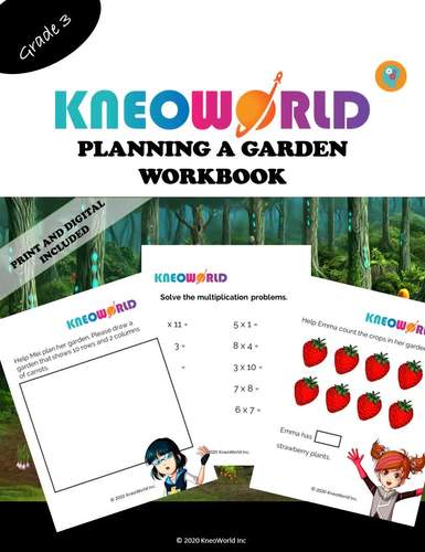 Planning a Garden Workbook | Grade 3 | Distance Learning by KneoWorld