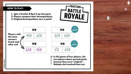 Equivalent Fraction Battle Royale AWESOME BUNDLE of GAMES! Fun ...