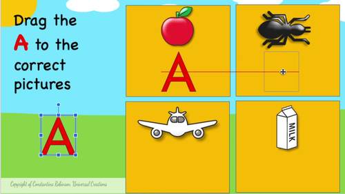 Letter ID A-Z & Number ID 1-10 BUNDLE google slides by UNlVERSAL CREATIONS