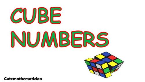 Cube Numbers Powerpoint Lesson by Cutemathematician | TPT