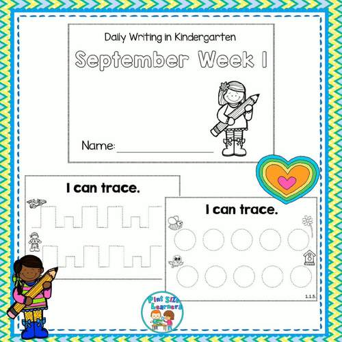 Kindergarten Writing Activities | September | Kinder Writing | TPT