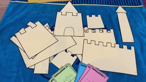 How to Code a Sandcastle | Unplugged coding | STEM challenge cards | drawing