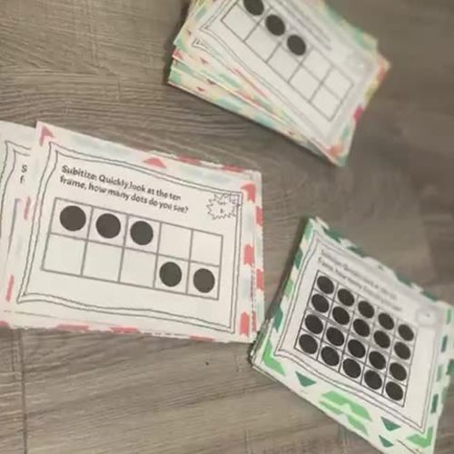 Puzzle Up (Subitizing with Ten Frames) Monster Edition by Marvelous ...