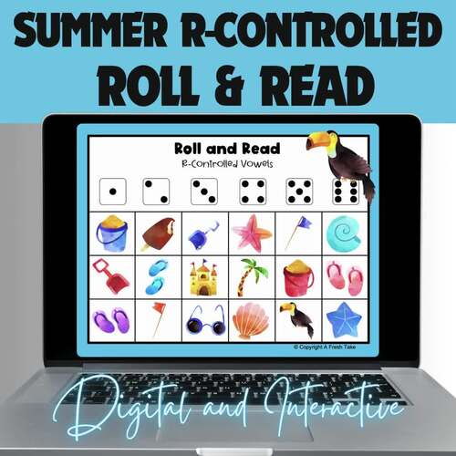 Summer ESY Roll & Read Multisyllabic R-Controlled Words & Sentences ...