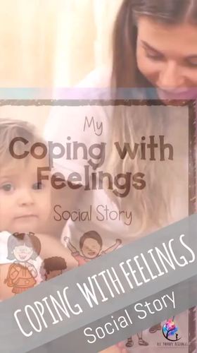 My Coping with Feelings Book - Visual Social Narrative & Activities SPED