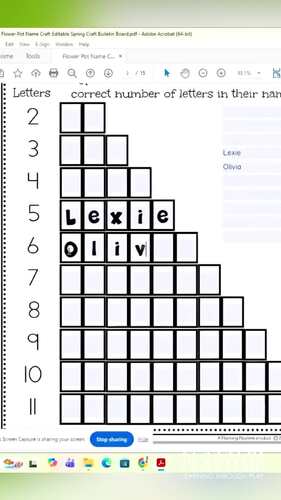 Editable Flower Pot Name Craft | Spring Bulletin Board | Preschool - Kinder