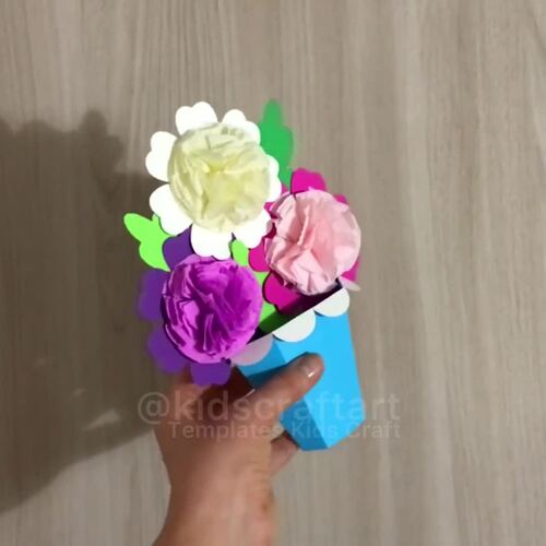 Mothers day Spring Flower Summer Craft April March May Activity Card ...