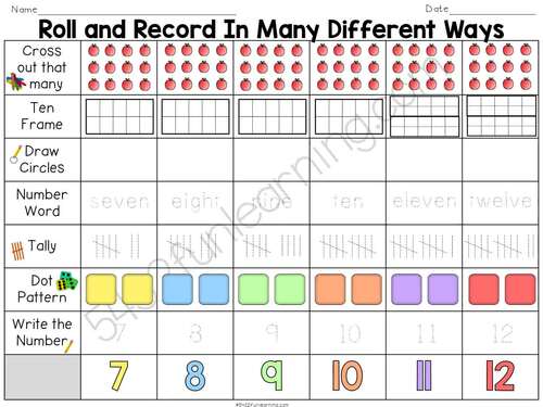 0-10 In Many Different Ways {Differentiated} by 5432 FUN | TPT