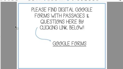 Spanish March Reading Comprehension Passages 3rd 4th Comprensión Lectoras