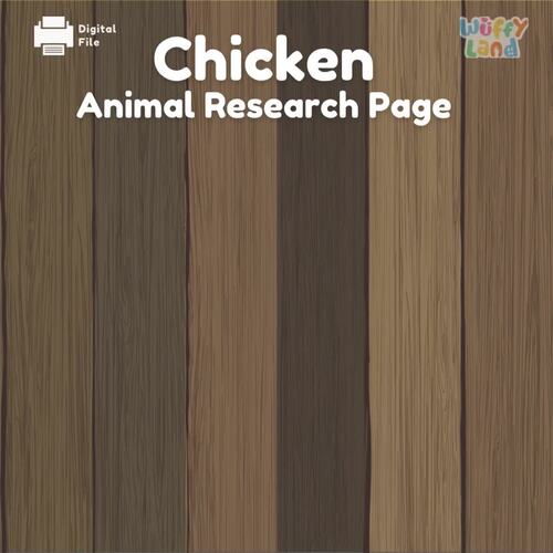 Chicken Life Cycle & Animal Research Bundle | Farm Animals | Real ...