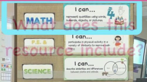 Alberta Curriculum, I CAN STATEMENT posters for MATH Learning Outcomes ...