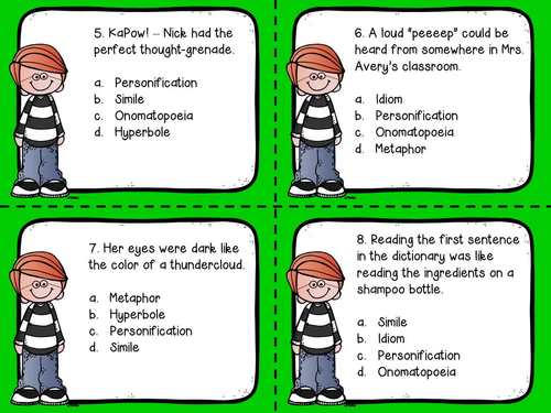 Frindle Figurative Language Task Cards | Print & Google Classroom by ...