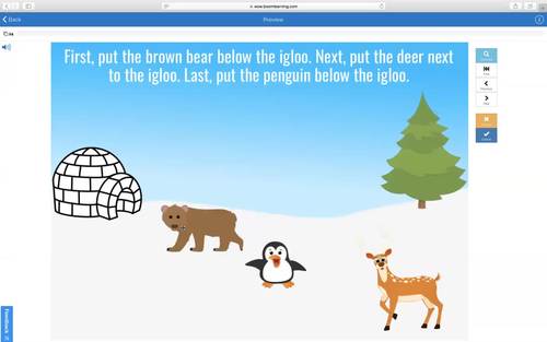 Following Directions Activity: Winter Animals Boom™ Cards (3- Step ...