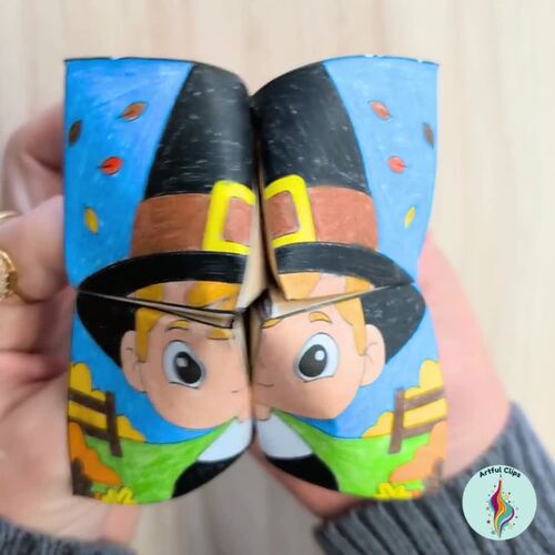 Thanksgiving Craftivity Pilgrims Craft Fortune Teller Would You Rather ...