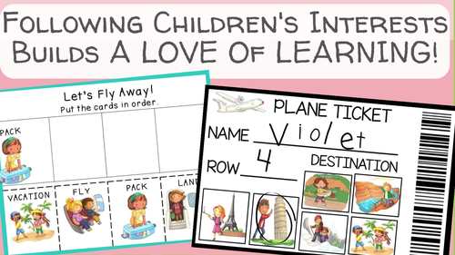 Transportation Theme: Aircraft/Plane Unit -All Centers- Preschool ...