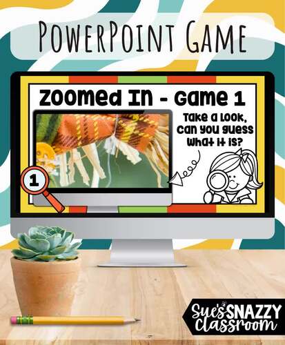 Fall Zoomed In Brain Break - Autumn Digital Guess the Picture Game