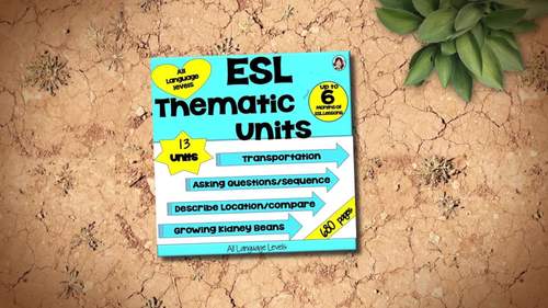 ESL Plans with Thematic Units - ESL Curriculum & ESL Lesson plans for ELD