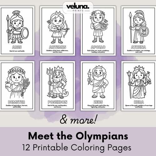 Meet the Olympians – Greek Mythology – Ancient Greece Gods & Goddess ...