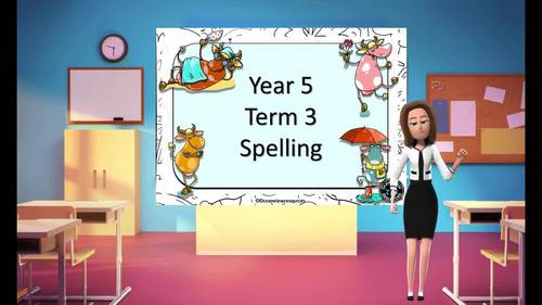 Spelling Pack for Term 3 Grade 5-Suitable for Distance Learning | TpT