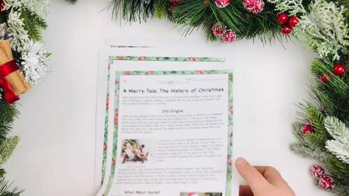 Christmas Around World History Bake Cookies Reading Bundle RI.2.5 Text ...