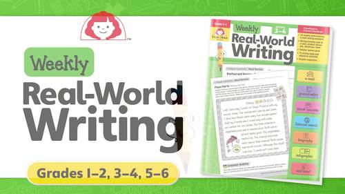 Weekly Real-World Writing, Grades 3-4 by Evan-Moor | TPT