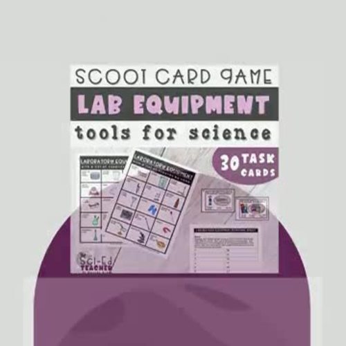 Names of Lab Tools Scoot Cards by Amanda Bowen - The Sci Ed Teacher
