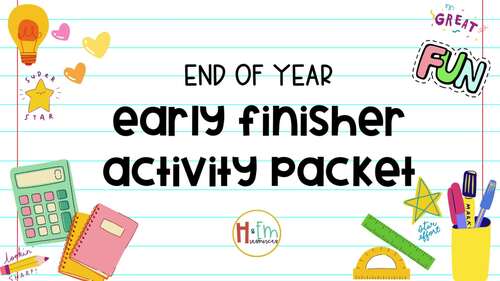 Summer Puzzles Fun Activity Packet, End of Year Worksheets Word Search ...